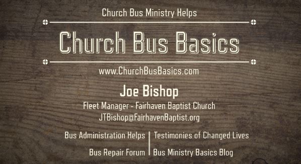 Contact Us - Church Bus Basics
